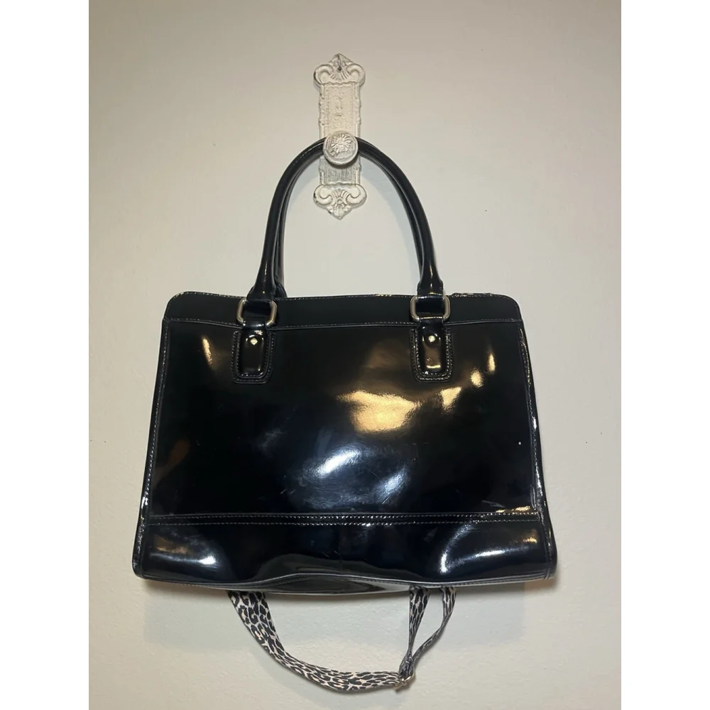 Cole Haan | Bags | Cole Haan Carrington Haircalf Patent Leather Satchel ...
